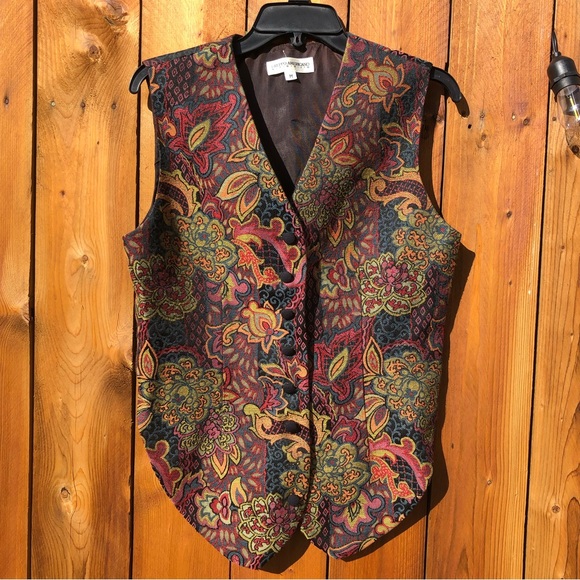 Vintage | Jackets & Coats | Gruppo Americano Studio Vintage Art Deco Vest | Poshmark
